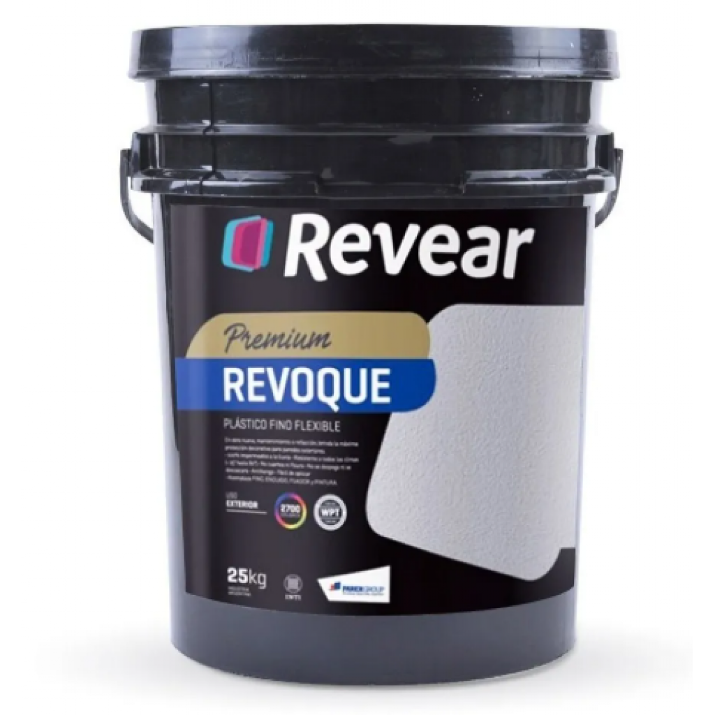Revoque Blanco Basico 25 Kg Revear - Dante Pinturerias